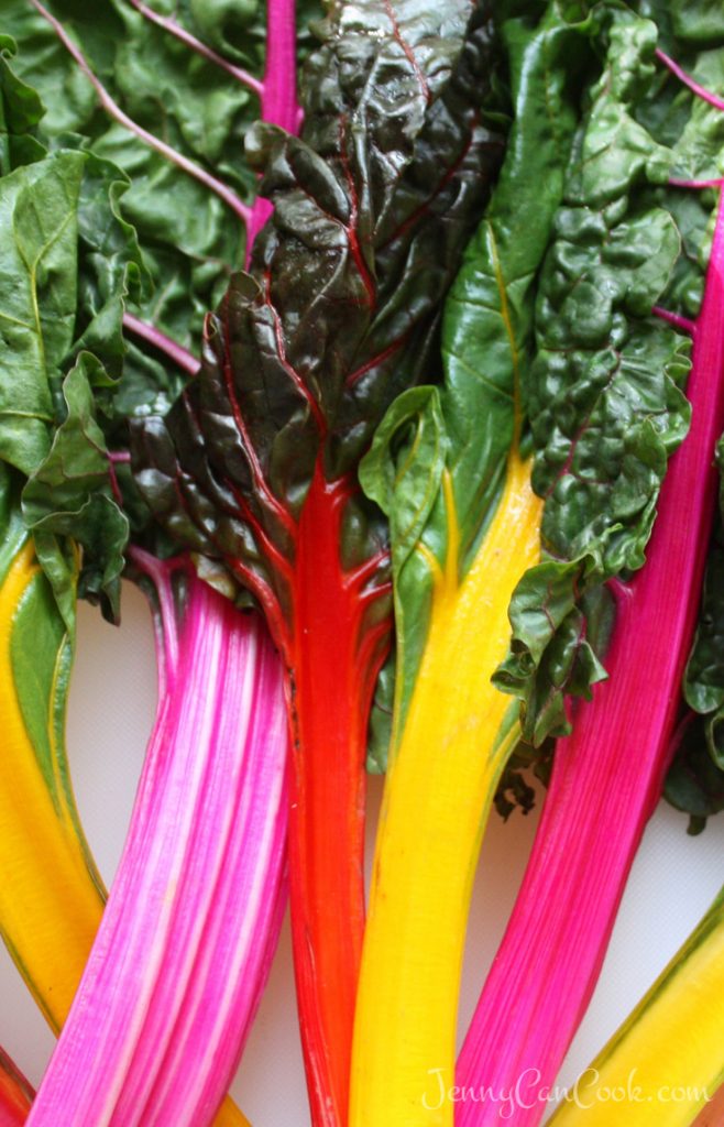 Multi-Colored Swiss Chard | Jenny Can Cook